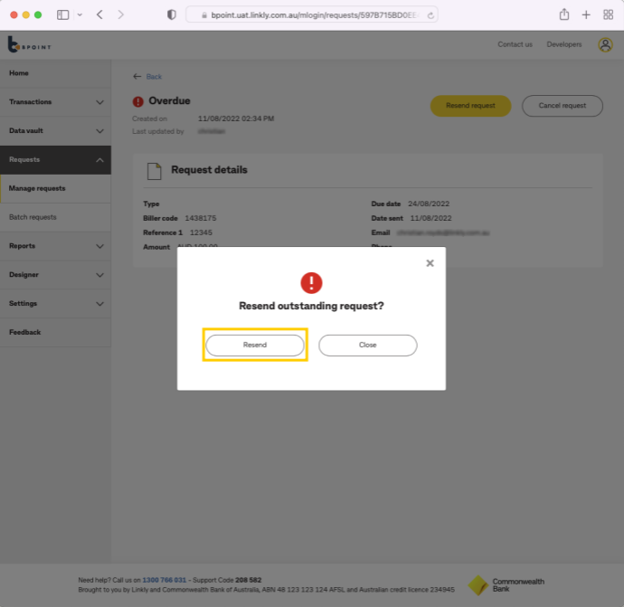 Manage requests - How to guide – BPOINT