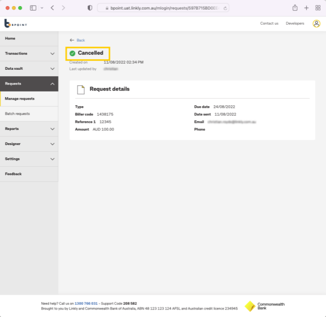 Manage requests - How to guide – BPOINT
