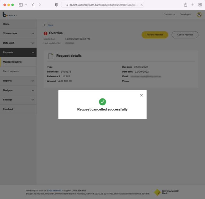 Manage requests - How to guide – BPOINT