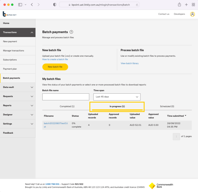 Batch Payments - How to guide – BPOINT