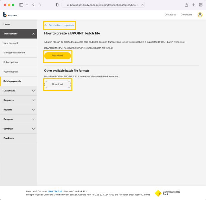 Batch Payments - How to guide – BPOINT
