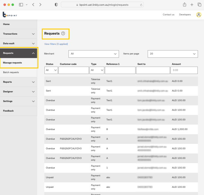 Batch requests - How to guide – BPOINT