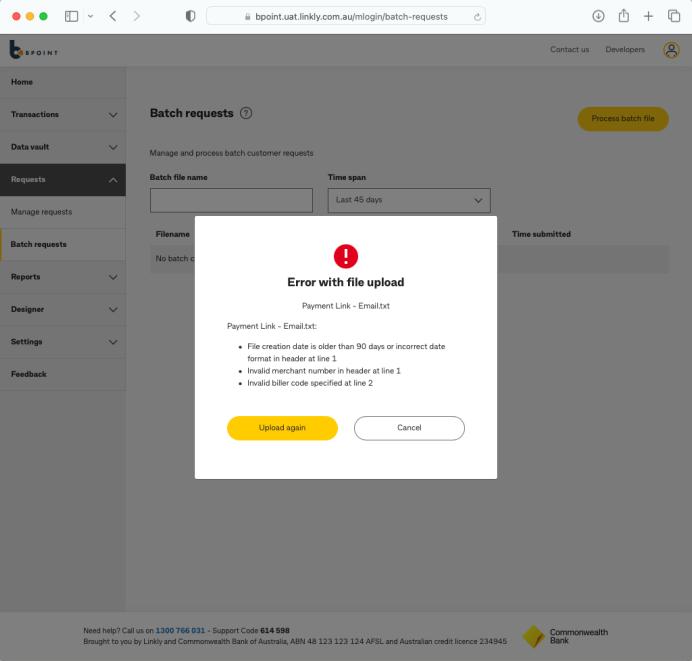 Batch requests - How to guide – BPOINT