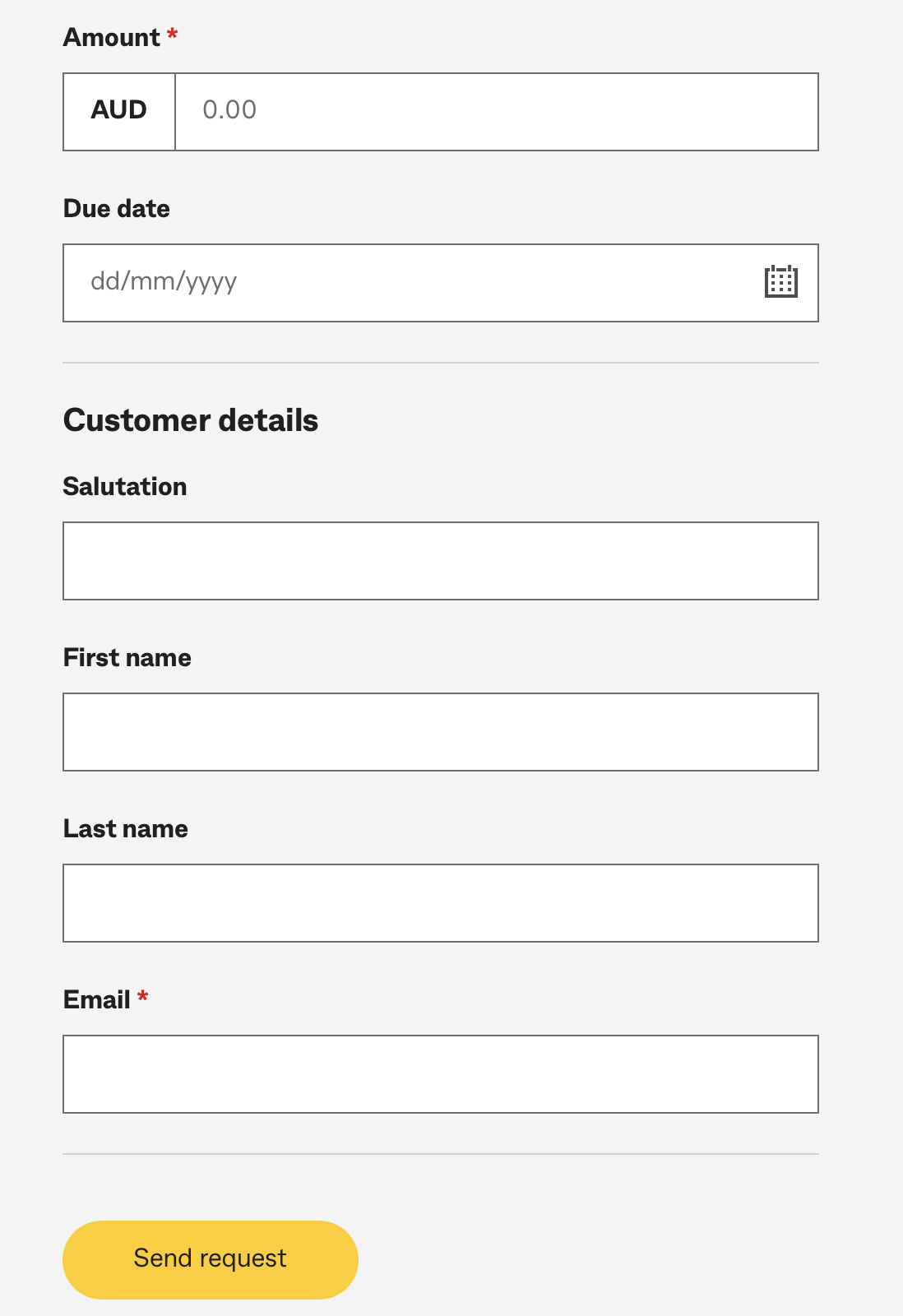 Payment Request - How to guide – BPOINT