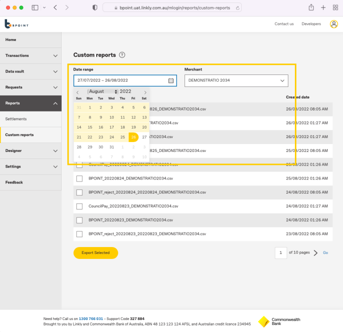 Custom reports - How to guide – BPOINT