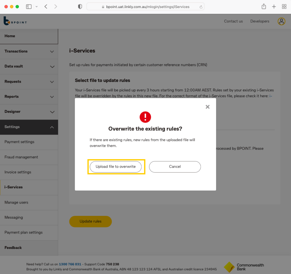 i-Services - How to guide – BPOINT