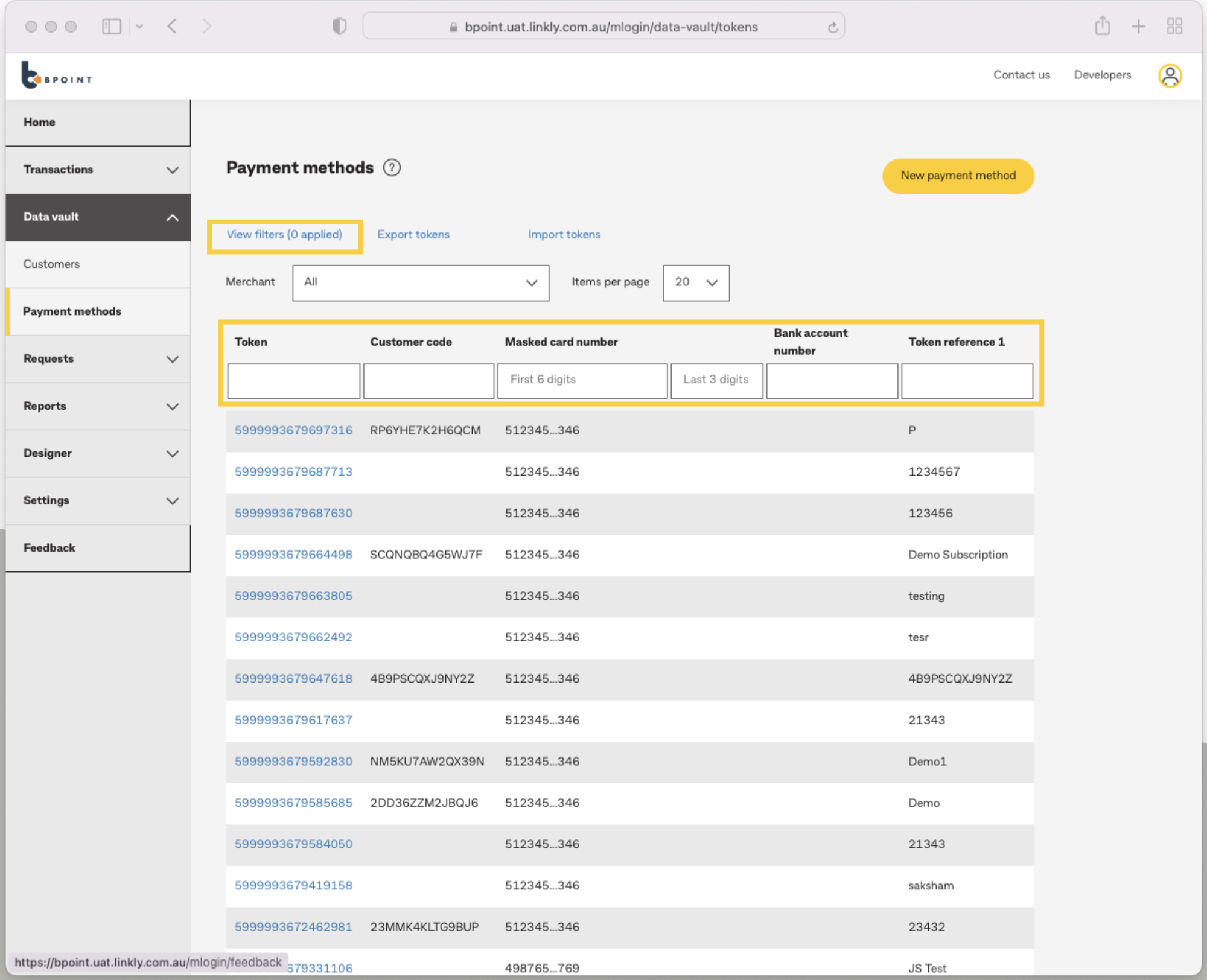 Payment Methods - How to guide – BPOINT