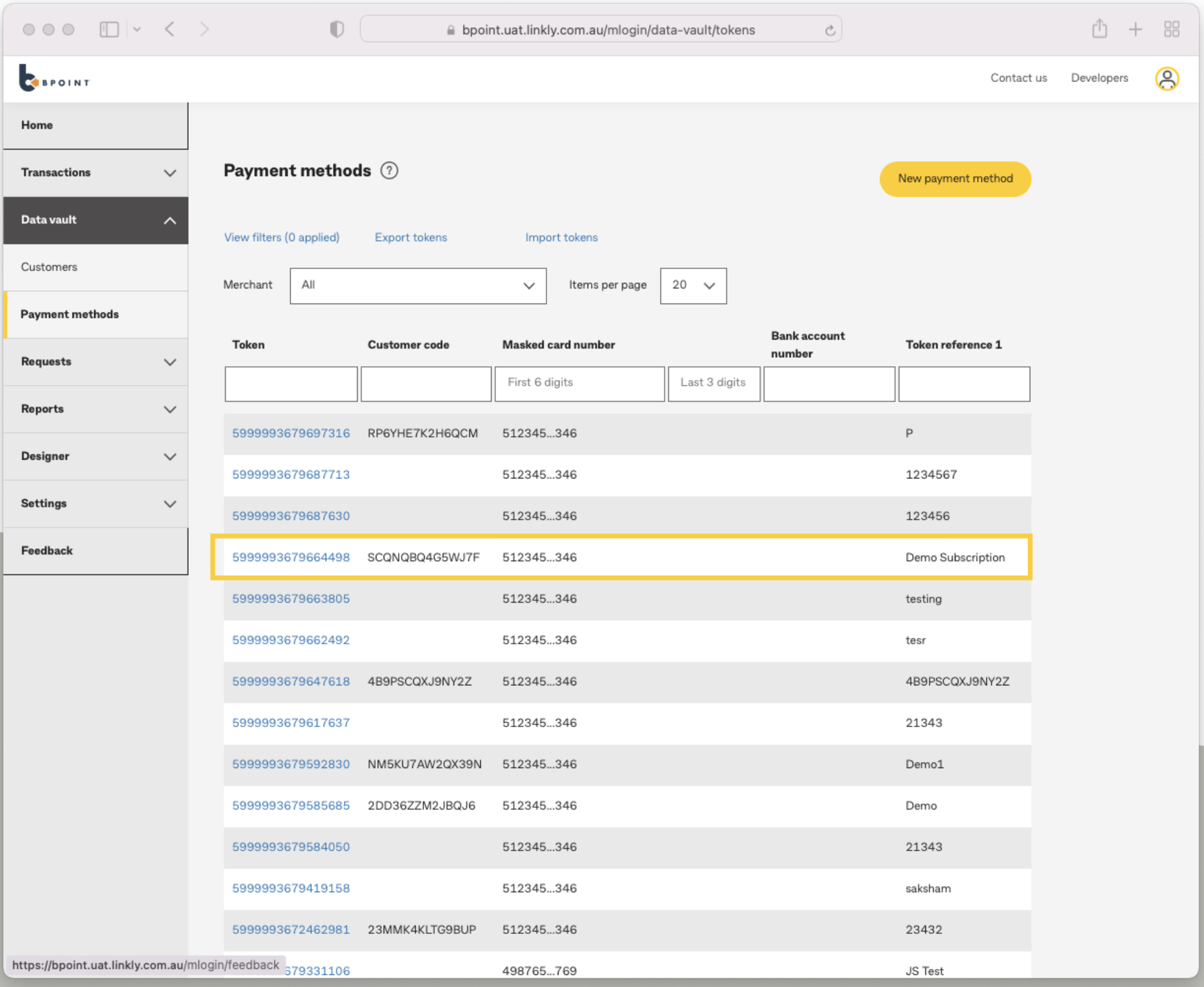 Payment Methods - How to guide – BPOINT