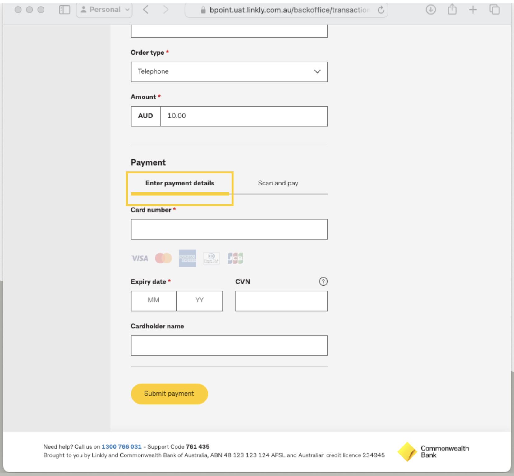 New Payment - How to guide – BPOINT