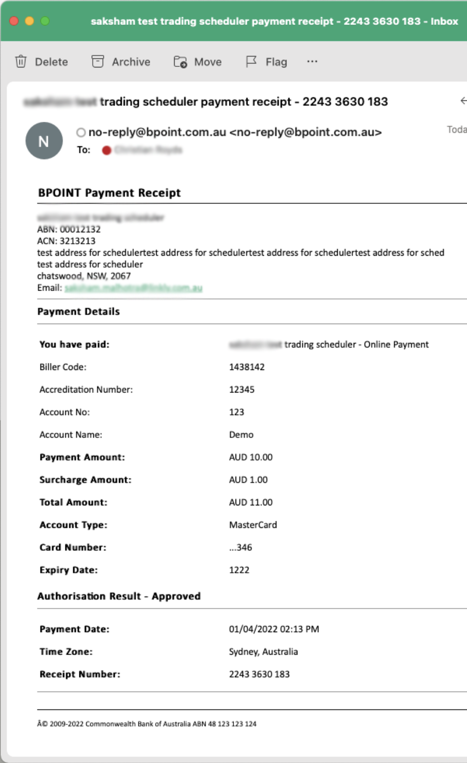 New Payment - How to guide – BPOINT