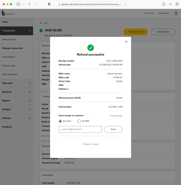 Manage Transactions - How to guide – BPOINT