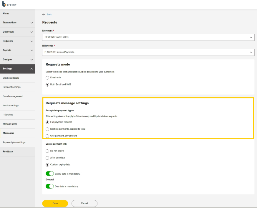 Messaging - How to guide – BPOINT