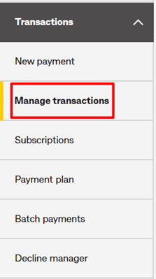 Refunding a Preauth Transaction – BPOINT